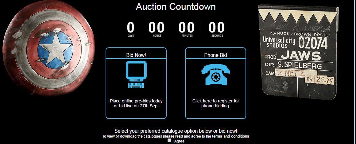 Prop Store Entertainment Memorabilia Live Auction PDF Now Online ...